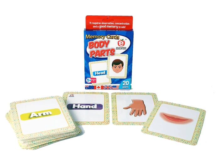 MEMORY CARDS BODY PARTS | Mundidáctico